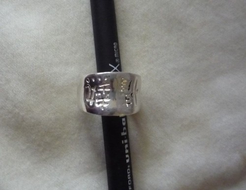Sterling Silver 925 Seta ring chinese characters on band size 7 | eBay
