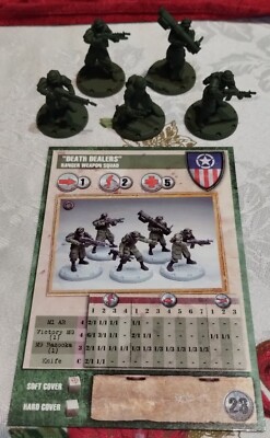 Dust Tactics Allies Death Dealers Ranger Weapon Squad Unpainted Has ...