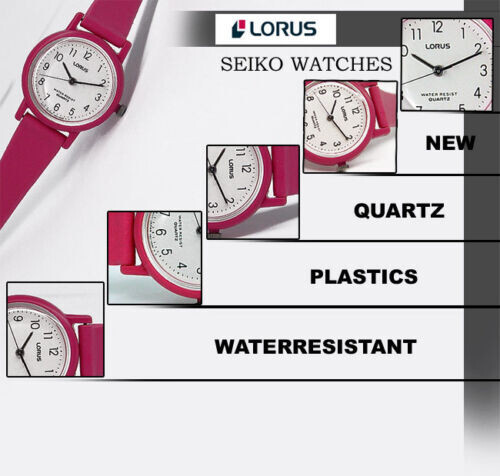 LORUS Child's Watch With Numbers Pink To Learn The Time, Back School ...