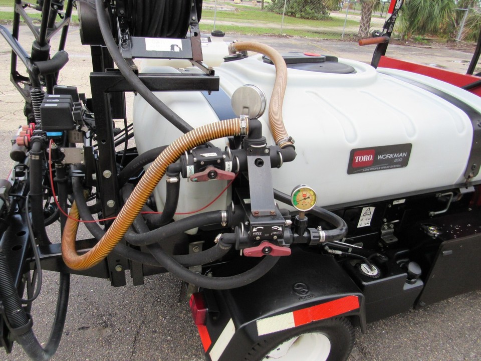 2012 Toro Workman HDX Gas Lo Profile 200 Gal 18.5 Boom Turf Sprayer 626 ...