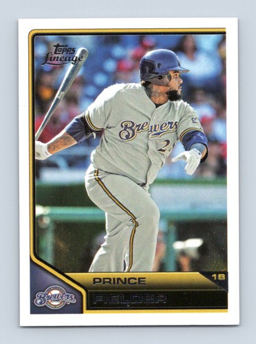 2011 Topps Lineage #138 Prince Fielder Milwaukee Brewers | eBay