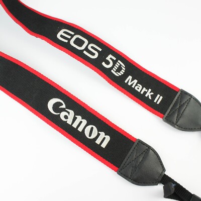 Canon EOS 5D Mark II - 1.5" Wide Blue/Red/White - Nylon Camera Strap | eBay