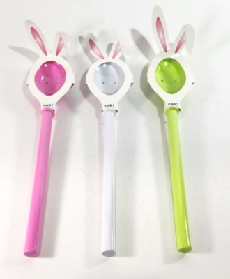 ZAK DESIGNS SMILEY FACE SERVING COOKING SPOONS X 3 | eBay