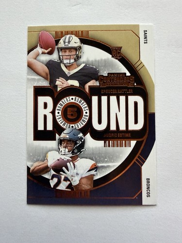 2024 Panini Contenders - Round Numbers Spencer Rattler, Audric Estime ...