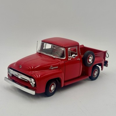 MIB Danbury Mint 1956 Ford F-100 Pickup Truck Red 1:24 Diecast Model W ...
