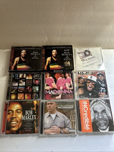 CD’S Lot Of (9) BOB MARLEY + Rock,Pop,Rap | eBay