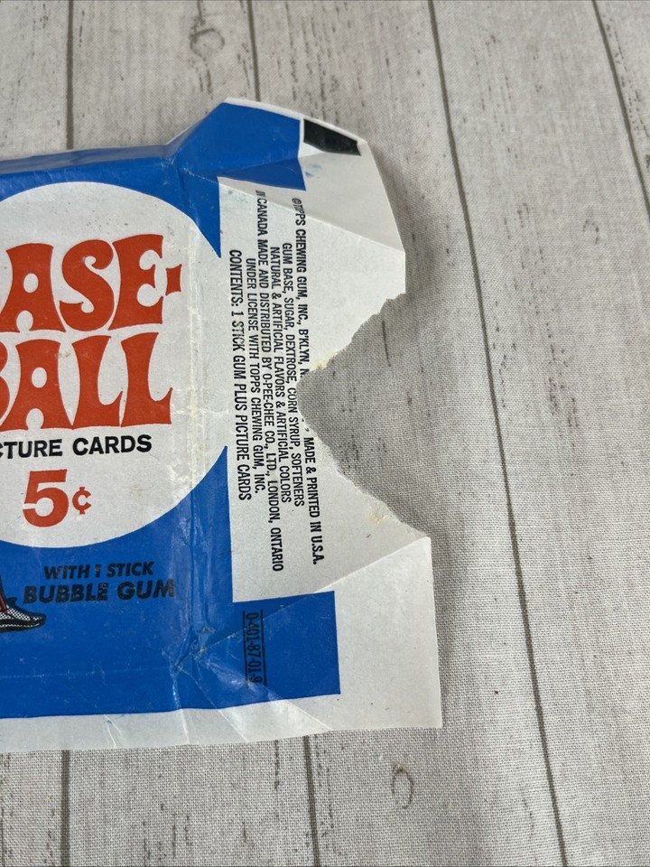 Three (3) 1969 Topps Baseball Gum Card Wrappers Magic Set/Strike ...