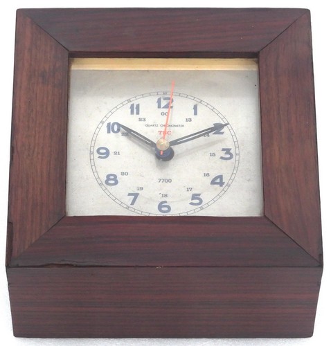 VINTAGE TSC QUARTZ MARINE CHRONOMETER SHIP BOAT NAVIGATION CLOCK JAPAN ...