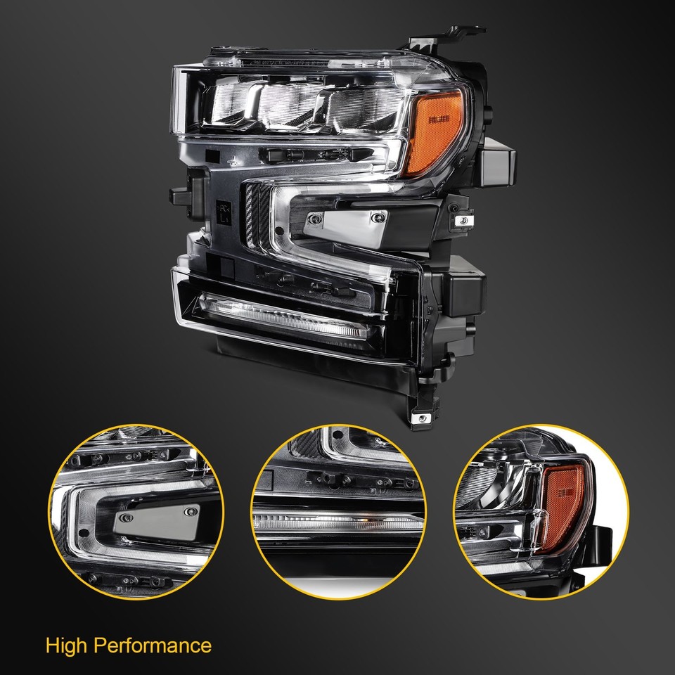 Left Driver Side For 2019-2022 Chevy Silverado 1500 LTD Headlights ...