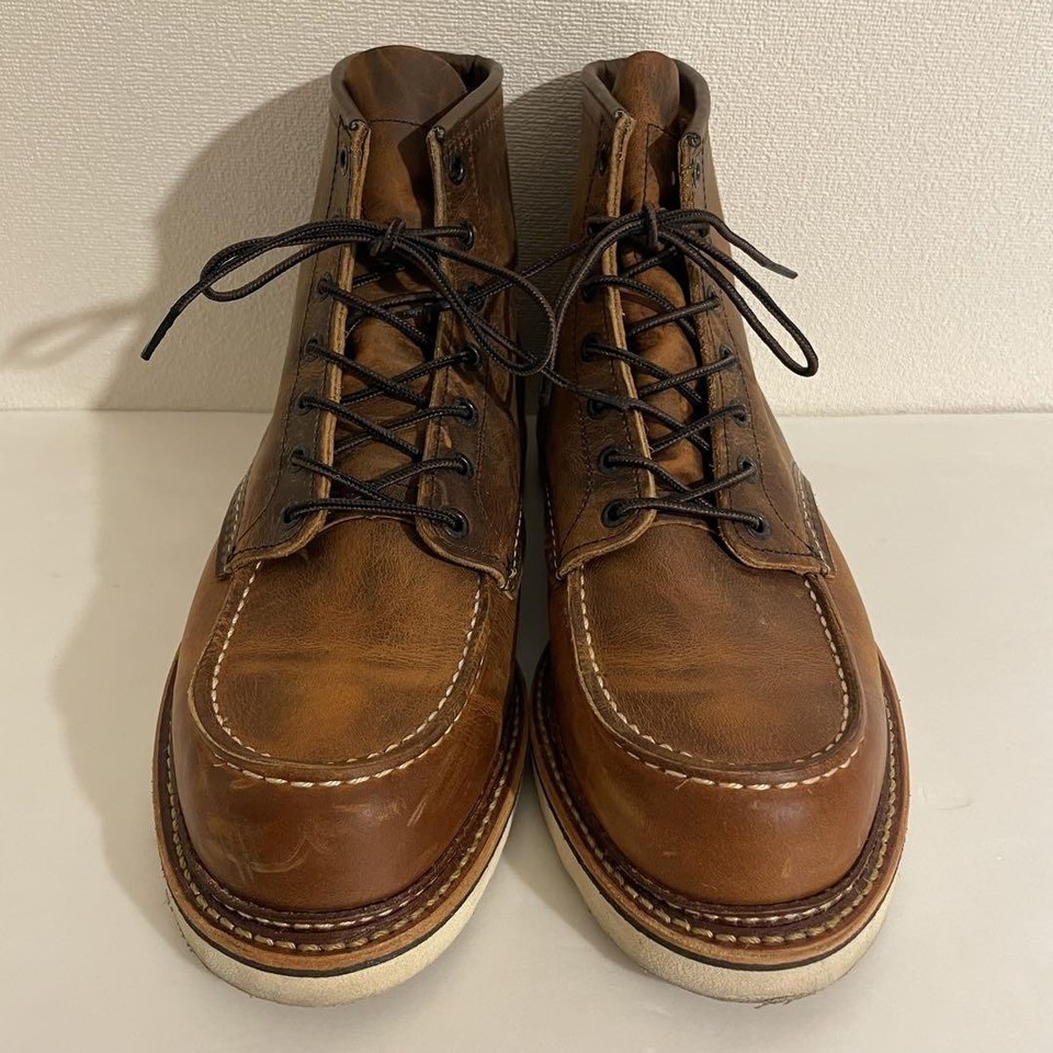 Red Wing 1907 Moc Toe Work Boots Men's US10.5 D Brown Rough & Tough ...