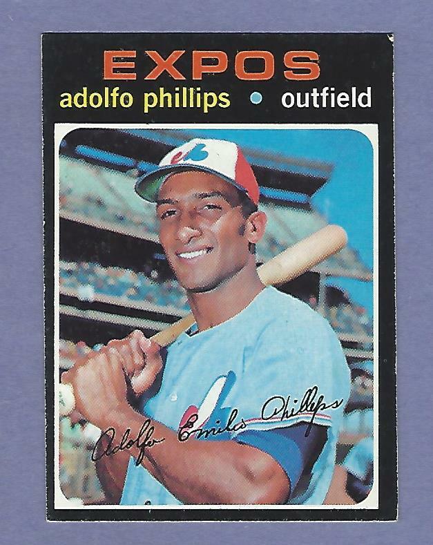 1971 Topps - #418 Adolfo Phillips - Montreal Expos - ExMt | eBay