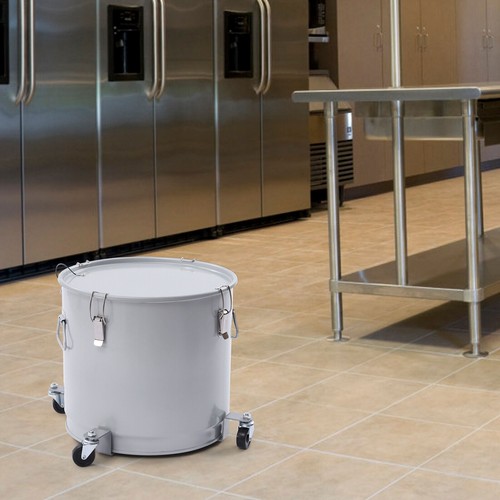 Fryer Grease Bucket Oil Disposal Caddy 10 Gallon Oil Bucket W/Lid ...