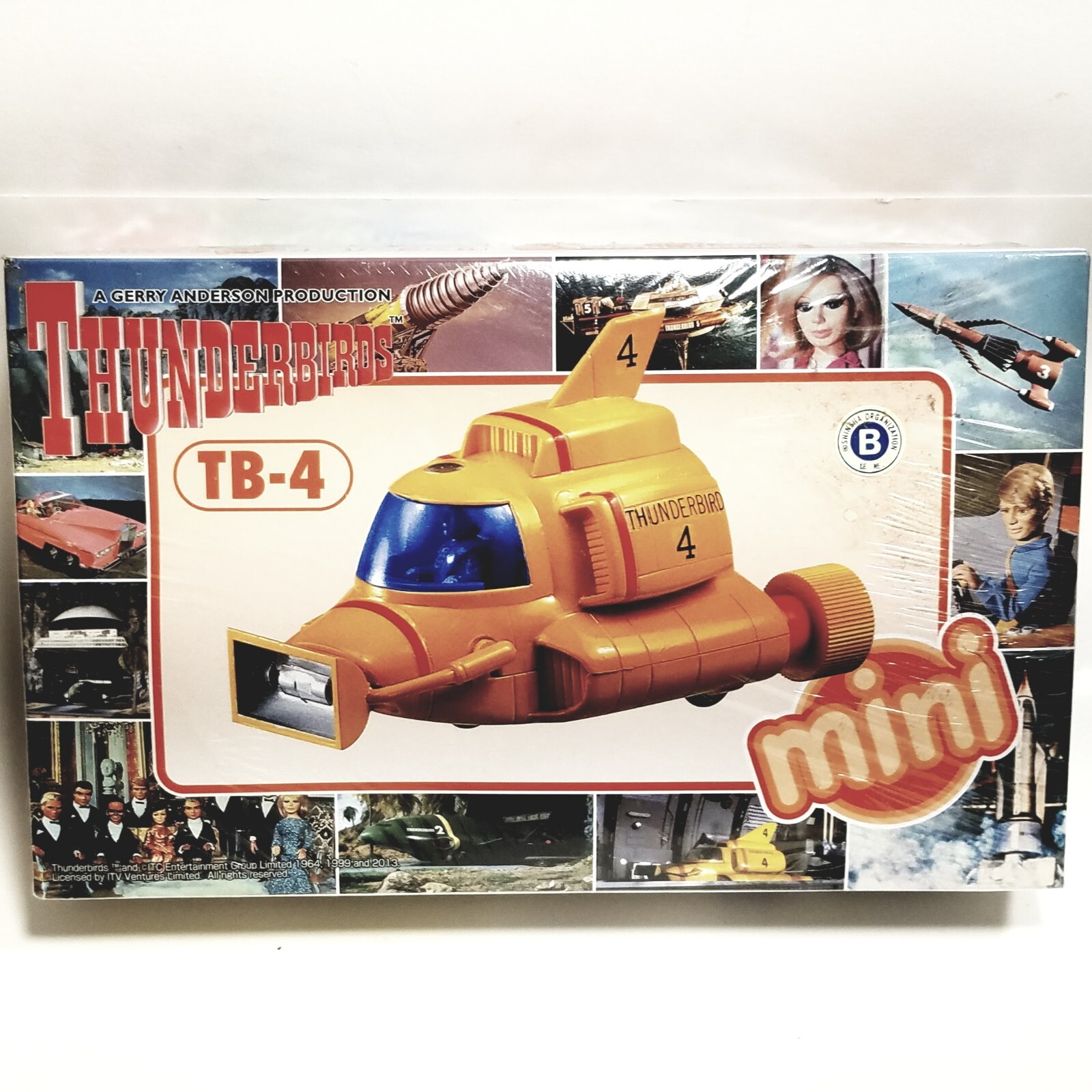 Aoshima Gerry Anderson Mini Thunderbirds T-Bird 4 Spaceship Model 8365 ...