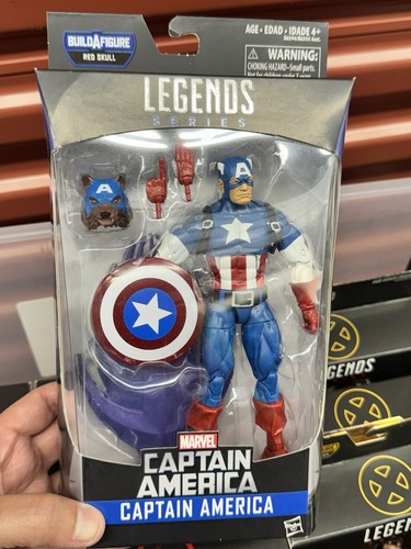 Marvel Legends Captain America/CapWolf 6" Red Skull Onslaught BAF New ...