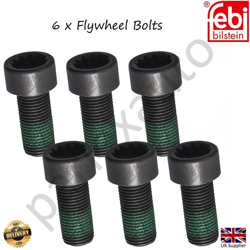 6x Flywheel Bolt with thread lock N90665001 For Audi Seat Skoda VW ...