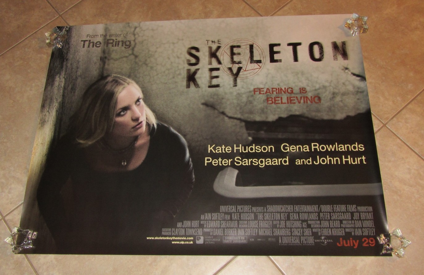 The Skeleton Key movie poster - Kate Hudson - original UK quad poster ...