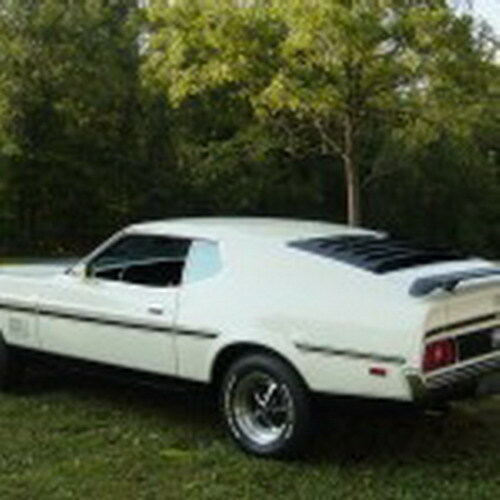 71-73 Ford Mustang WILLPAK ASTRA HAMMOND 1-piece Aluminum Rear Window ...