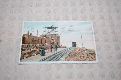 VINTAGE POSTCARD #6762 STATION ON PIKE'S PEAK COLORADO POSTMARK 1920 | eBay