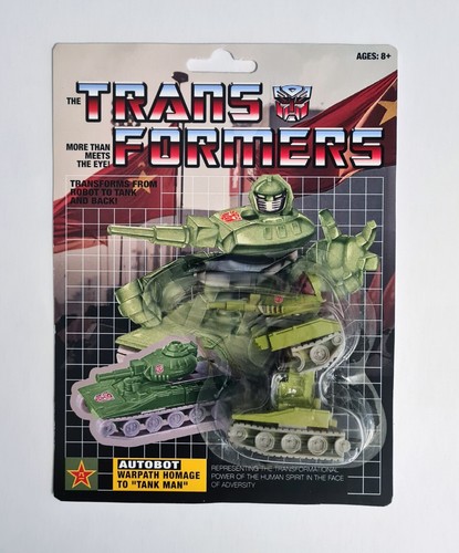 TRANSFORMERS G1 minibot autobot WARPATH "TANK MAN" Custom Toy figure in ...
