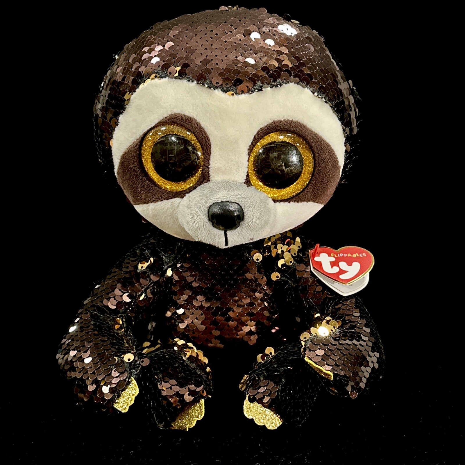 TY Flippables Sequin Plush - DANGLER the Sloth (Medium - 10 inch ...