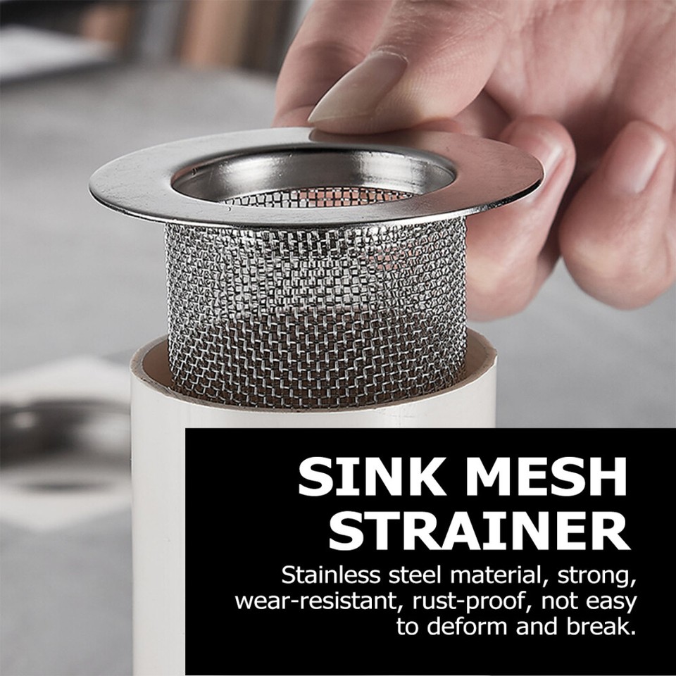 1PC Stainless Steel Filter Sink Debris Stopper Fine Mesh Strainer ...