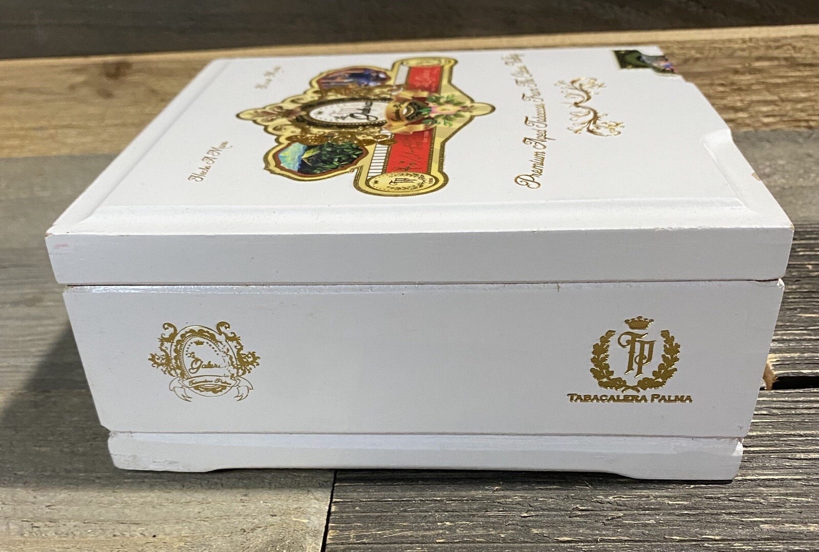 Vintage La Galera Tabacalera Palma Cibao Valley Wood Cigar Box ...