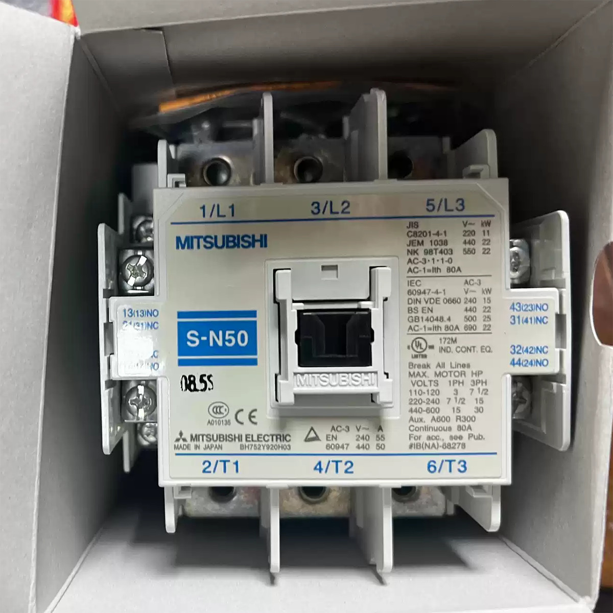 1PCS For Mitsubishi Magnetic Contactor AC110V S-N50 SN50 S-N50 | eBay