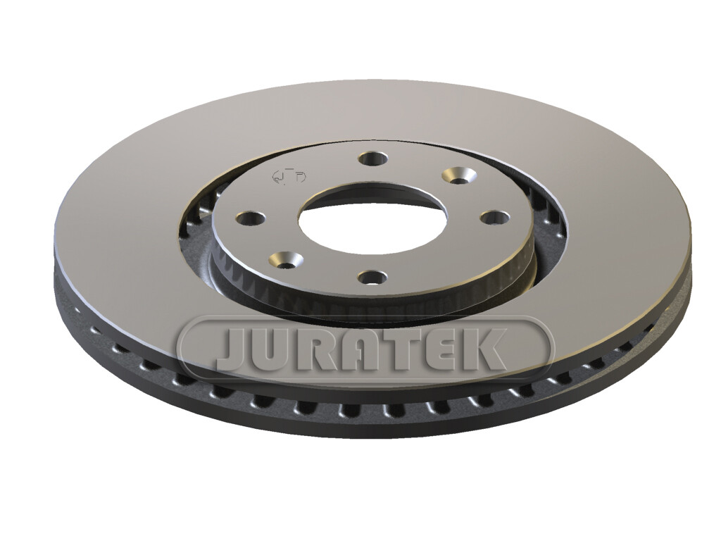 1x Brake Disc Front Juratek Fits Peugeot Citroen Vauxhall Opel #2 ...