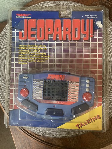 Tiger Electronics Jeopardy Handheld Talking Trivia LCD Game #7-581 | eBay