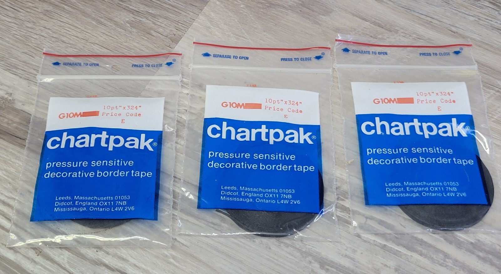 Graphic Chart Tape Chartpak 3 Roll Matte Black 10pt 324" X3 | eBay
