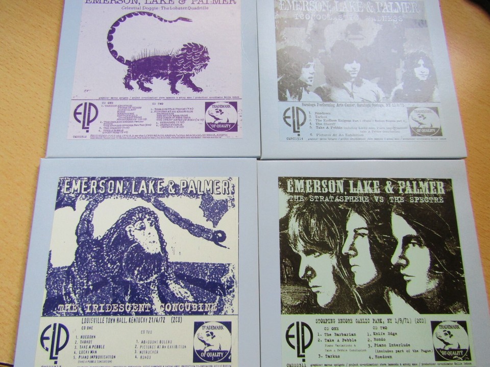 CD Emerson Lake & Palmer (ELP) From The Manticore Vaults 7 x CD Box Set ...