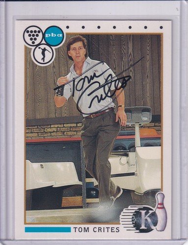 Autograph AUTO ON CARD 1990 Kingpins Bowling #25 Tom Crites | eBay