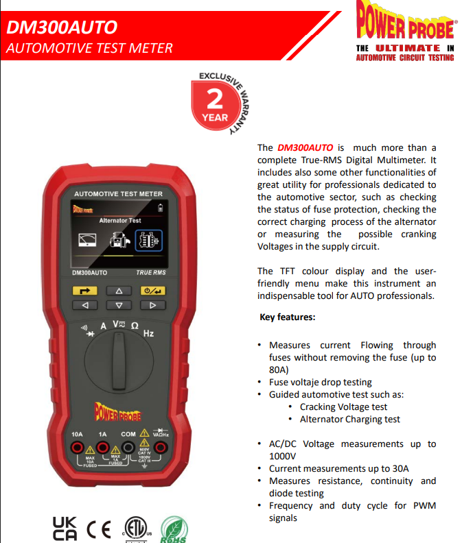 Power Probe DM300Auto Digital Multimeter | eBay UK