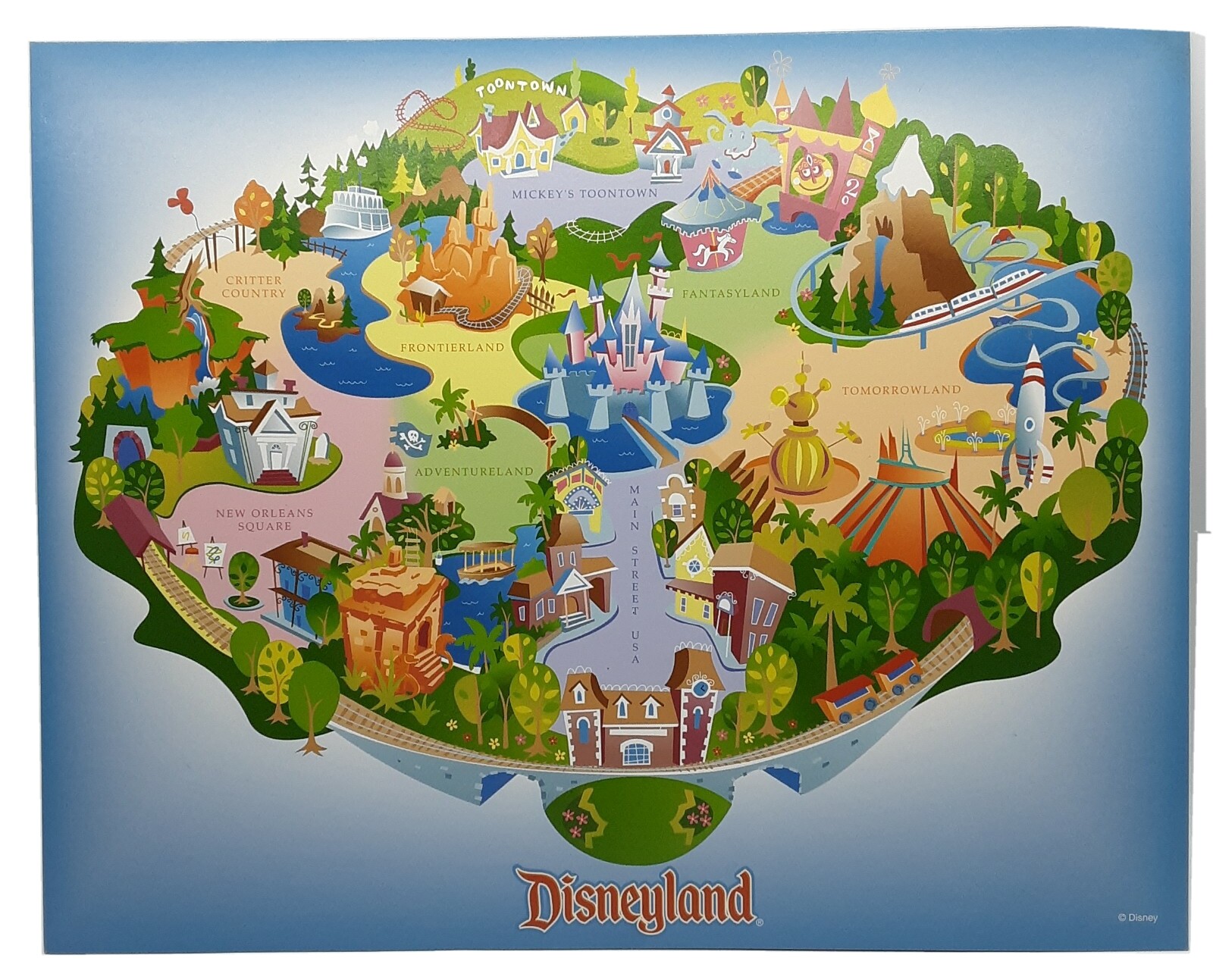 Adventureland Disneyland Map