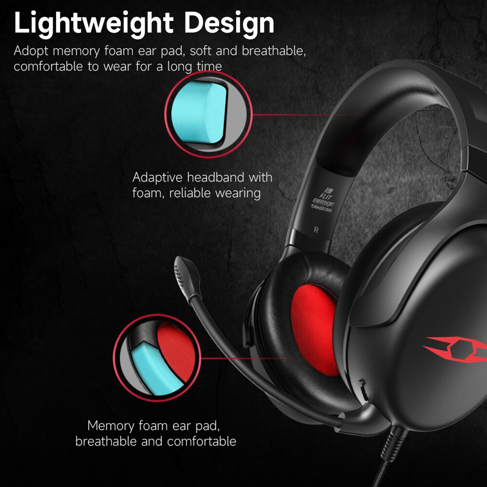 LIBERTY GAMER FLIT Head-mounted Gaming Headset 53mm Driver Unit ...