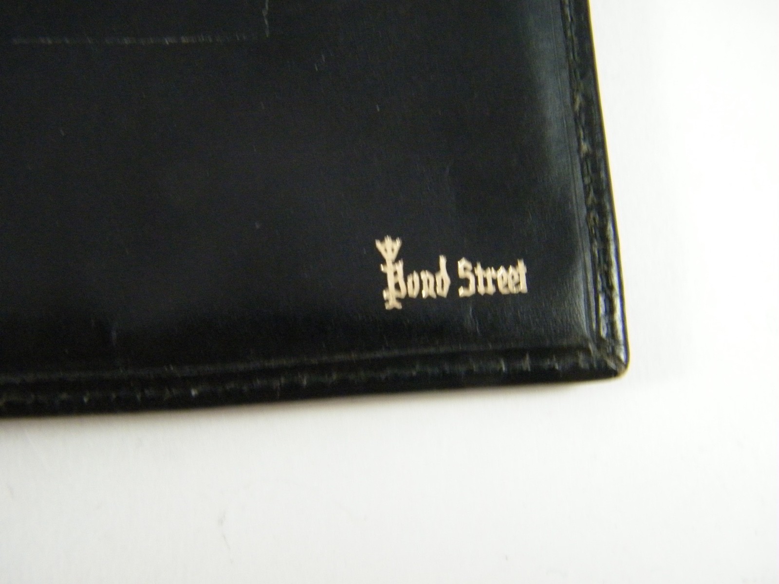 VINTAGE ~ BOND STREET ~ BLACK SOFT LEATHER TRAVEL WALLET MADE IN ...