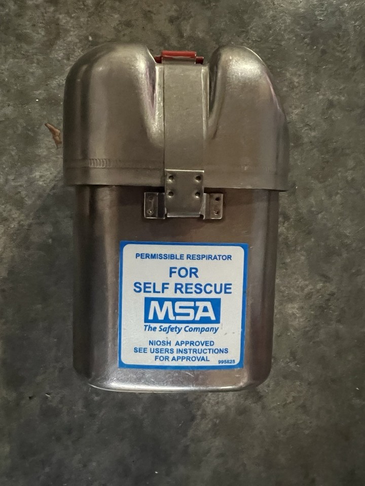 MSA W65 Self-Rescuer Respirator for Carbon Monoxide with Protective ...
