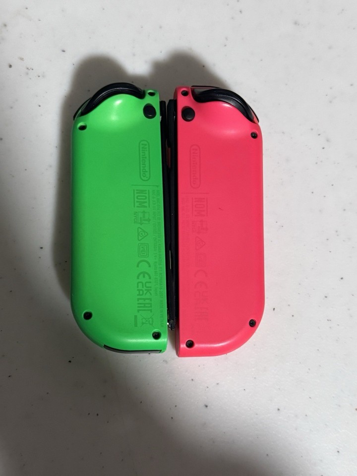 Nintendo Switch Joy-Con (L/R) Gamepad - Neon Green/Neon Pink | eBay