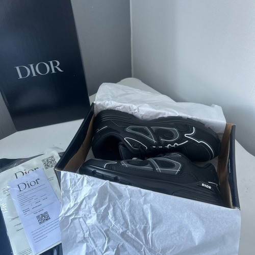 Dior B30 Black Reflective Uk Size 7-7.5 Never Worn Still With Box | eBay UK