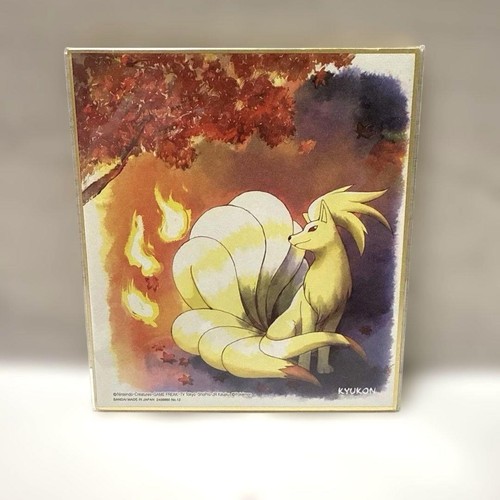 Pokemon Mini Art Shikishi Pokemon Pocket Monster Illustration 12cm x 13 ...