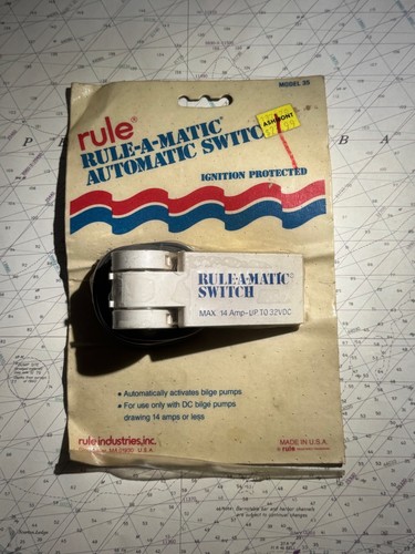 RULE-A-MATIC Float Switch - Rule Model 35 - NEW - Made in USA - | eBay