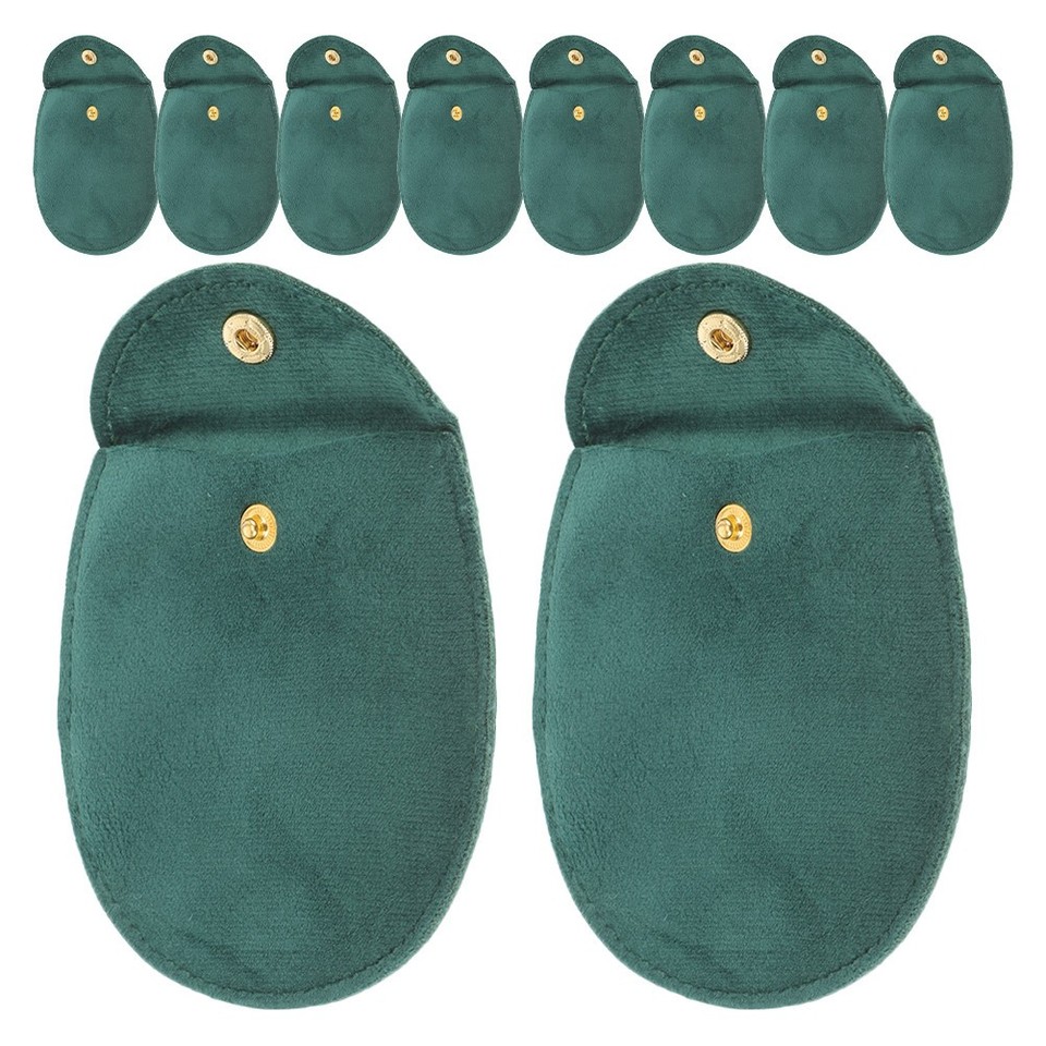 10pcs Watch Protective Bag Double-Sided Cloth Watch Holder with Snap ...