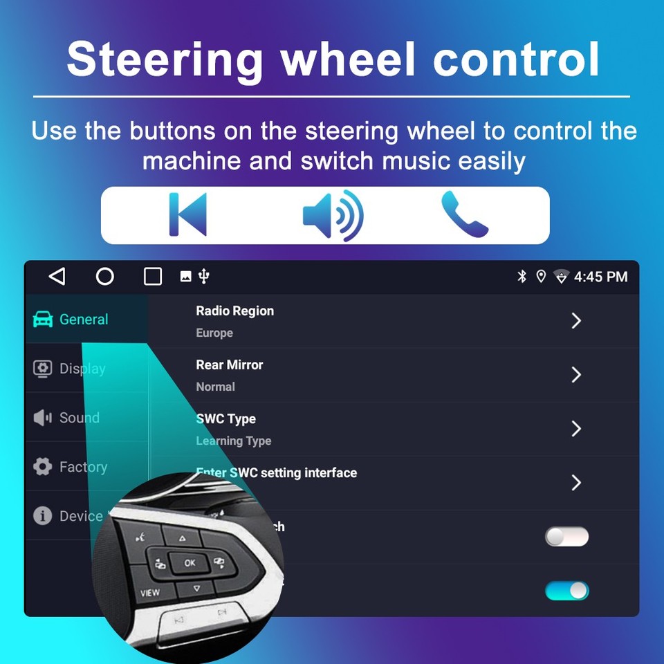 Android 13 Carplay Car Radio Stereo GPS Sat Nav For Renault Dacia ...