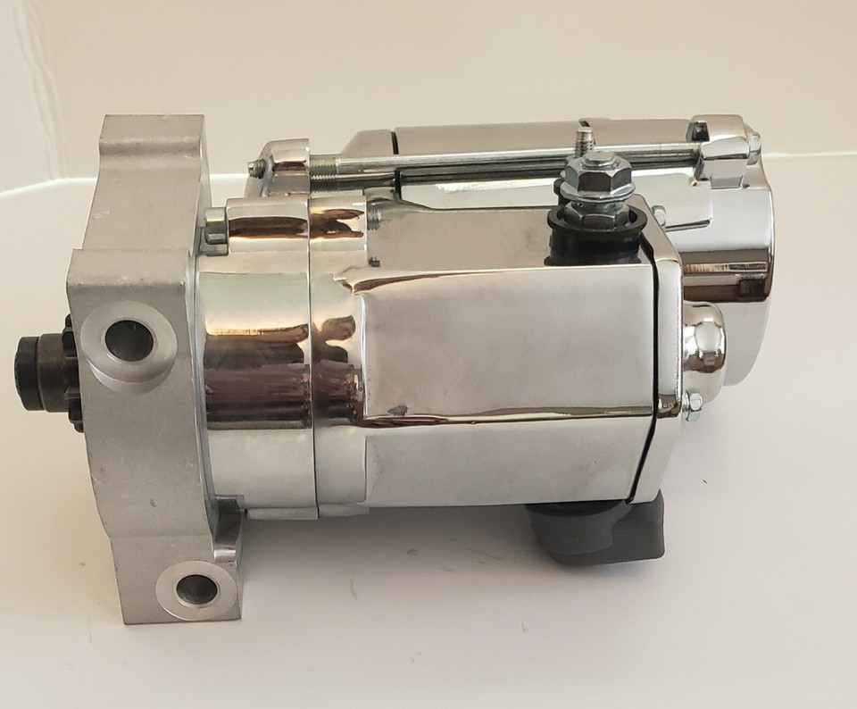 GM LS1 LS2 LS3 LS6 LS7 1.9HP Chrome Mini Starter Denso Style 360 Degree ...
