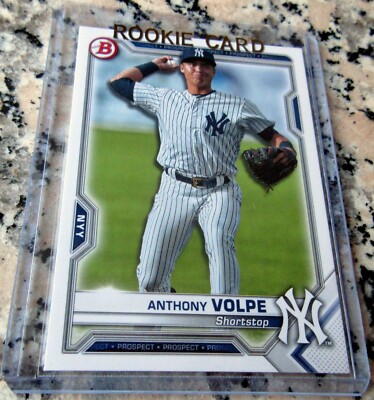 ANTHONY VOLPE 2021 Bowman #1 Draft Pick Rookie Card RC New York Yankees ...