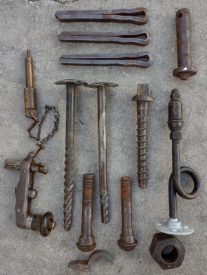 Railroad Hardware Metal Parts Accessories Assorted Lot Vintage | eBay