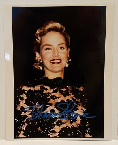 SHARON STONE Basic Instinct Actress Signed Autographed 8X10 Photo | eBay