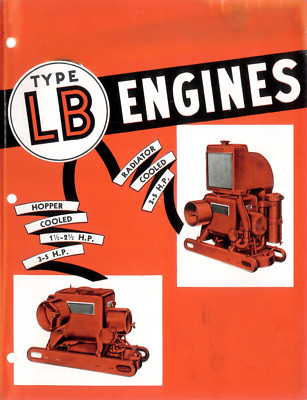 IH McCormick-Deering International Type LB Stationary Engines Color ...