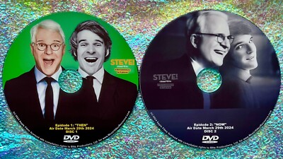 STEVE! (martin) a documentary in 2 pieces 2024 2 DVD Set Steve Martin ...