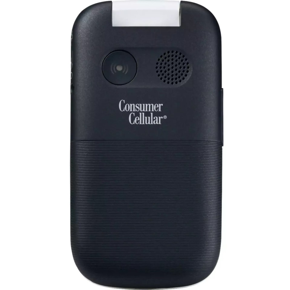 Doro 7050 - Black (Consumer Cellular) 4G LTE GSM Basic Flip Cell Phone ...